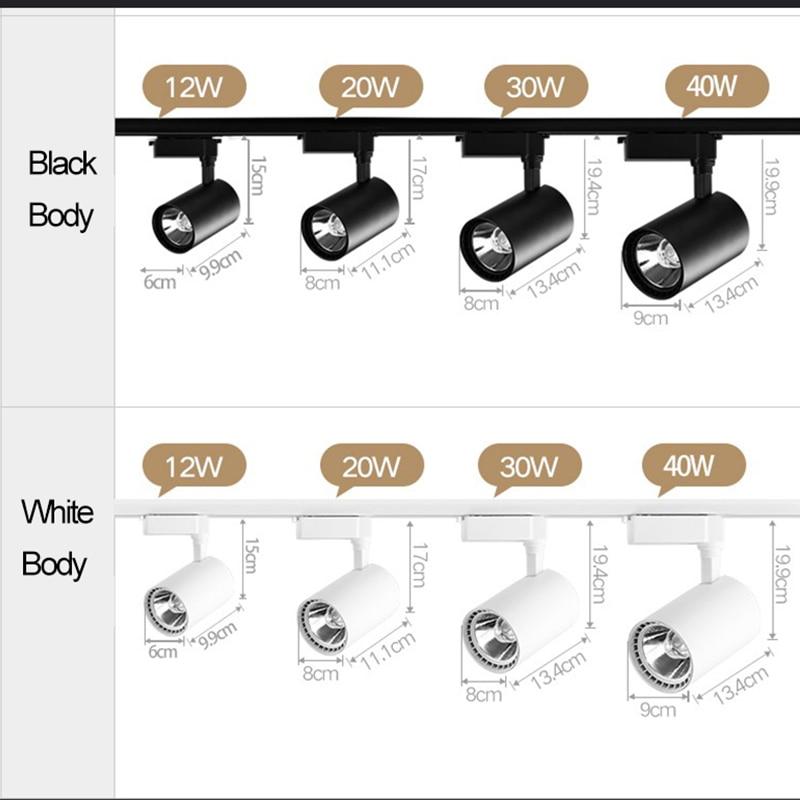 3-in-1 LED 40W Track Light - 1x Piece