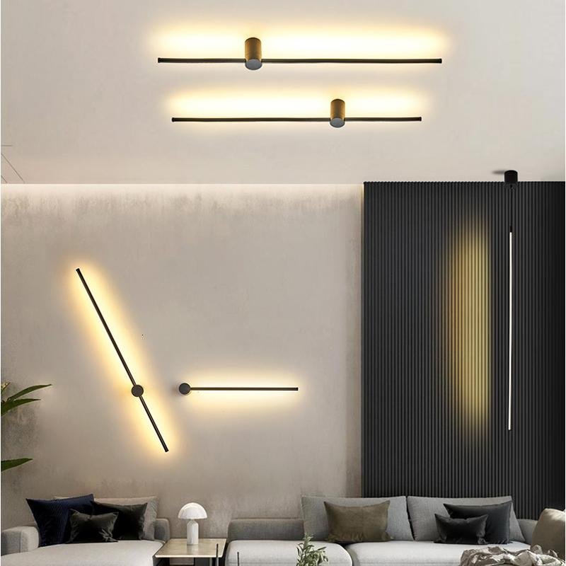 Modern LED Wall Lamp Long Hanging Minimalistic Lights